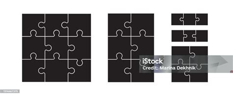 퍼즐2 조각그림 맞추기에 대한 스톡 벡터 아트 및 기타 이미지 조각그림 맞추기 퍼즐 부분의 Istock