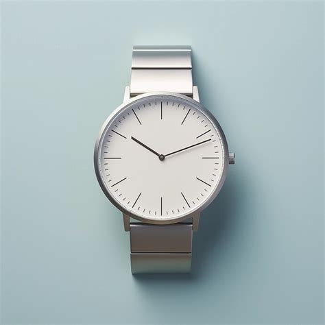 Ai 미드저니로 구현한 미니멀리즘 시계 디자인