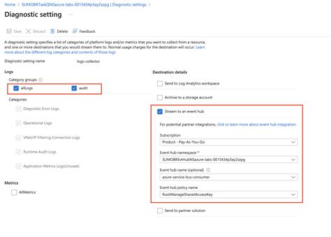 azure service bus sumo logic docs