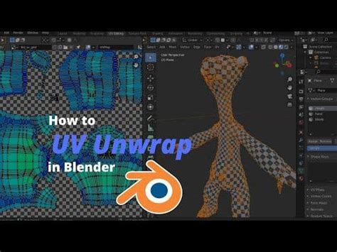 How To Uv Unwrap A D Character In Blender Blender Tutorial D Modeling Tutorial Blender