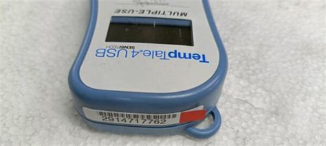 Sensitech Temptale 4 Multi Alarm Multi Use Usb Monitor Temptale4usb 5