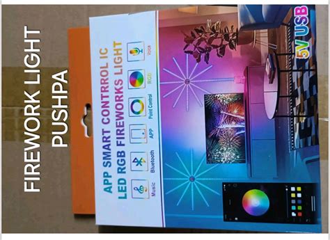 App Smart Control Ic Led Rgb Fireworks Light