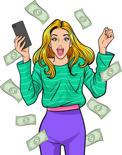 Shocked Businesswoman Reacting To An Unexpected Tax Refund 56840430 Png