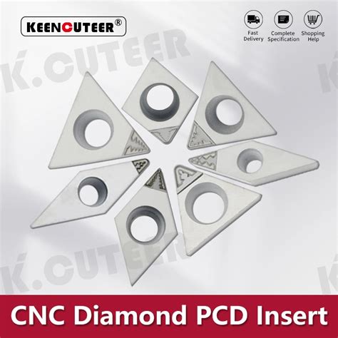 Diamond Pcd Blade Chip Blade Cutter Cnc Indexable Insert Turning Tool China Pcd Insert And