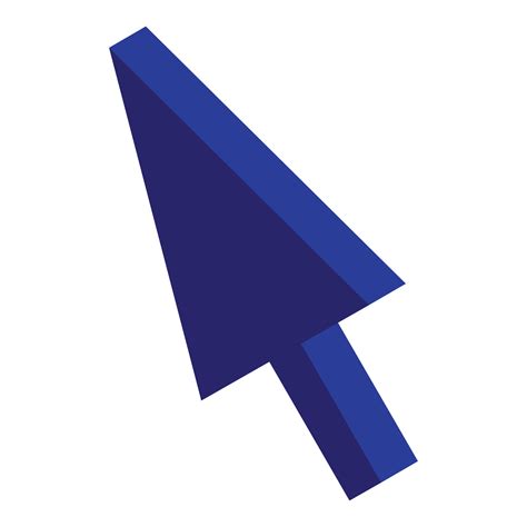 Blue Cursor Icon Isometric Style 15915490 Vector Art At Vecteezy