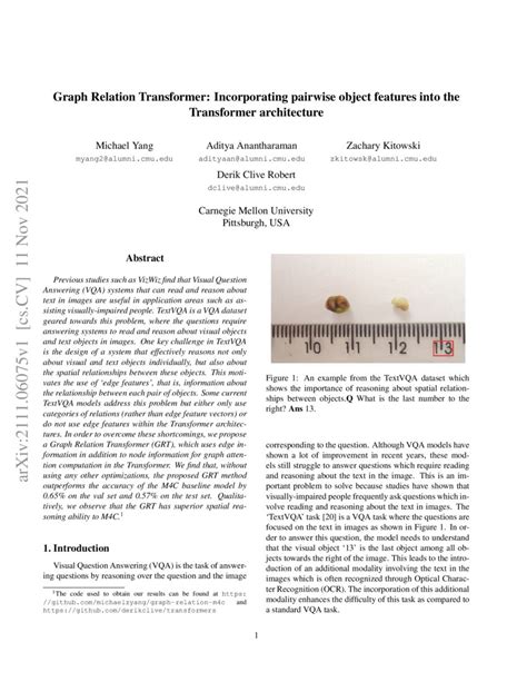 graph relation transformer incorporating pairwise object features into