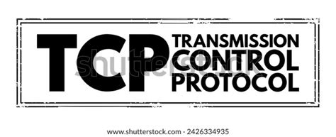 Tcp Transmission Control Protocol Standard That Stock Vector Royalty
