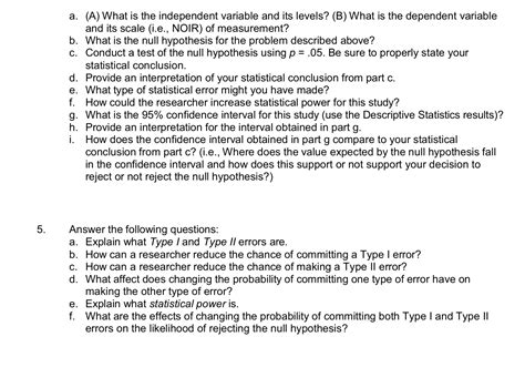 Solved Chapter 8 Hypothesis Testing And The One Sample T