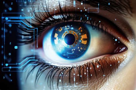 Scan Futuristic Vision Eye Access Future Technology Biometric Identification Digital Secure View