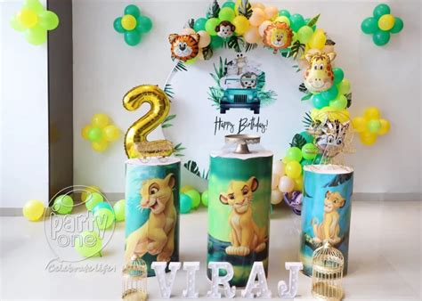 Book Simba In The Forest Theme Balloon Decoration In Gurgaon