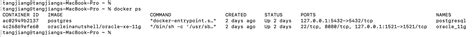 Mac M1 设备docker安装oracle数据库 一恋千里 博客园