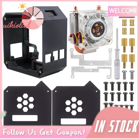 สําหรับ raspberry pi 5 abs mini tower ชุดทองแดงหลอด ice tower พัดลม pwm