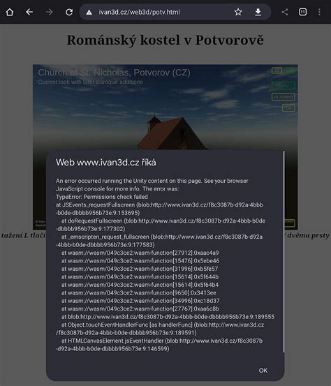 Webgl Mobile Error When Going Fullscreen After Switching Between Portrait Landscape Unity