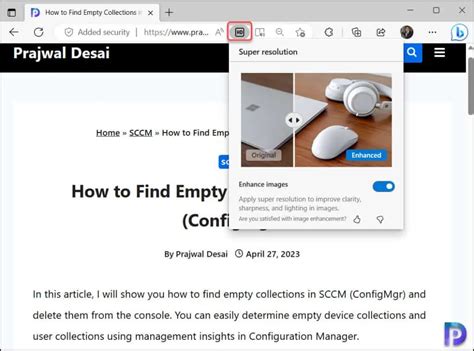 Ways To Enable Disable Enhance Images In Microsoft Edge