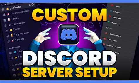 setup any new or existing discord server within 24 hours by kylecode