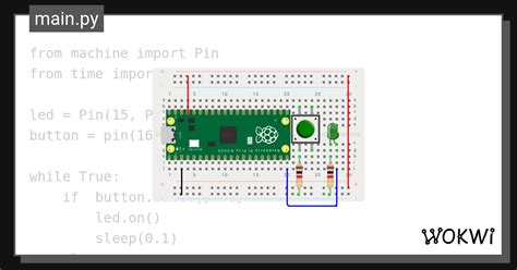 Raspberry Pi Pico Led Wokwi ESP STM Arduino Simulator