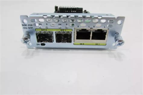 Cisco Nim 2ge Cu Sfp 2 Port Gigabit Ethernet Dual Mode Ge Sfp