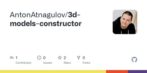 Github Antonatnagulov3d Models Constructor