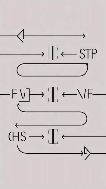 Streamlining Processes A Simplified Flowchart In Solid White Background Premium Ai Generated Image