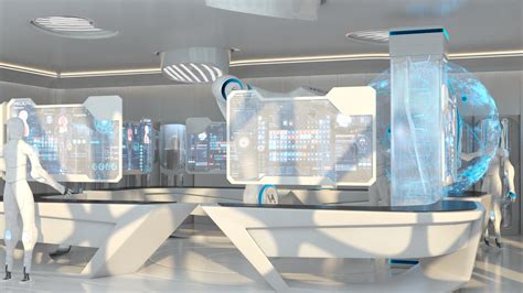 sci fi scientific robo lab 3d model turbosquid 2097770