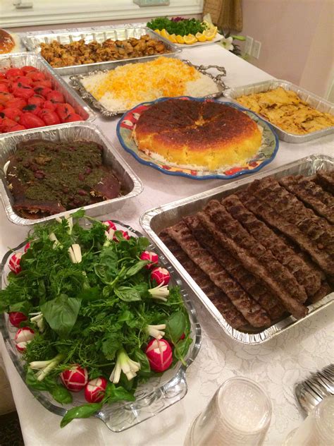 Persian Dinner Table Iranian Food Persian Food Food