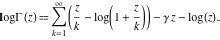 Logarithm Of The Gamma Function Introduction To The Gamma Functions
