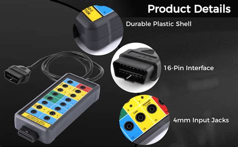 Obd2 Breakout Box Powerful Obdii Protocol Detector Communication Power Ground