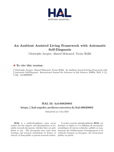 An Ambient Assisted Living Framework Pdf Resource Description Framework Ontology