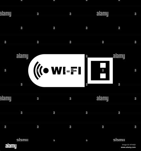 The Wifi Adapter Icon Transfer And Connection Data Wifi Symbol UI Web Logo Sign Flat