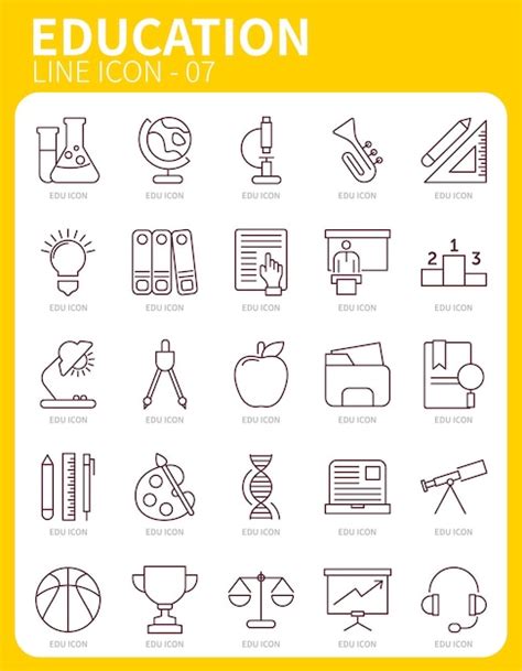Premium Vector Fun School Study Learning Icon
