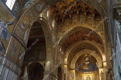 Mosaics In Interior Of Monreale Cathedral 이미지 1191648375 게티이미지뱅크