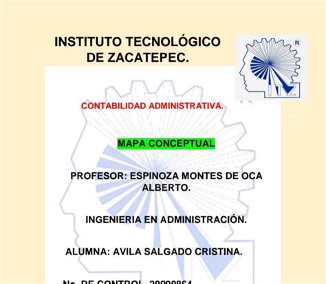 Mapa Conceptual Contabilidad Administrativa
