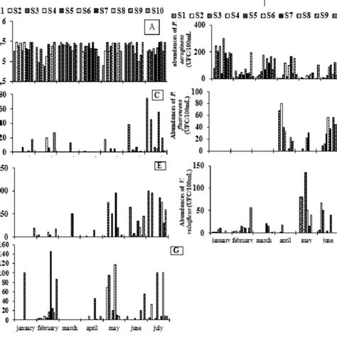 Spatio Temporal Variation Of Bacterial Abundances Of Bham A P Download Scientific Diagram