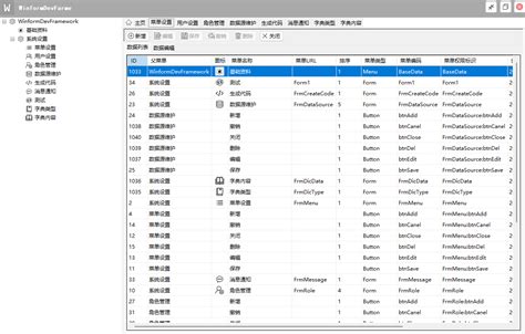 一个基于c Winform开源免费的通用快速开发框架，内置完整的权限架构！winform 框架 Csdn博客
