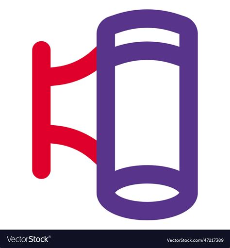 Decorative Sconce Used As Night Lamp Royalty Free Vector