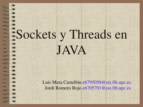Ppt Sockets Y Threads En Java Powerpoint Presentation Free Download