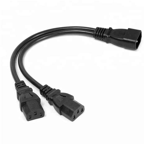 Ups Server Y Splitter C14 To 2 X C13 Power Adapter Cable Cord Buy Y