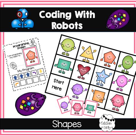 shapes code and go mouse coding shape coding math centers