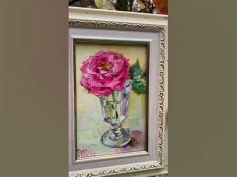 Роза в хрустале #творчество#вдохновение#картинамаслом#роза# ...