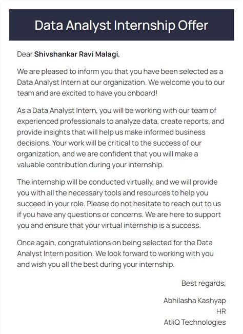Shivshankar Malagi On Linkedin Internship Dataanalytics