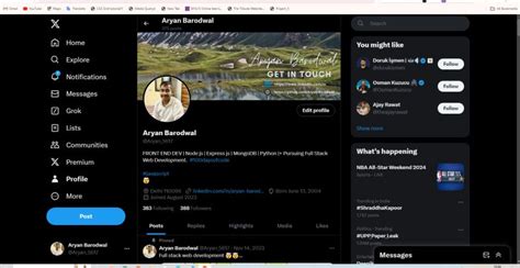 Aryan Barodwal On Linkedin Linkedin Twitter Networking Socialmedia