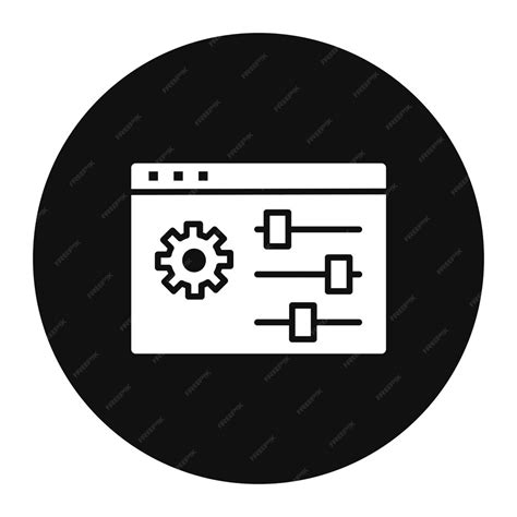 Premium Vector Control Panel Vector Illustration