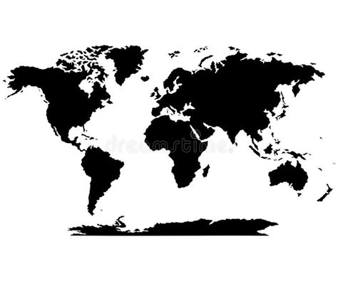 Blank Antarctica Map Stock Illustrations 549 Blank Antarctica Map