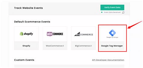 Google Tag Manager GTM Integration CustomerLabs PD Ops
