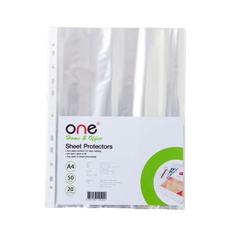 ซองถนอมเอกสาร 11 รู A4 20 ซอง แพ็ค One ซองถนอมเอกสาร