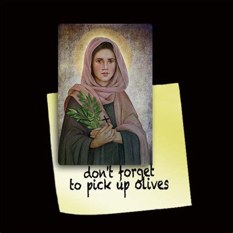 St Olivia Magnet Portraits Of Saints
