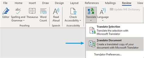 A Simple Method To Translate Text In Word