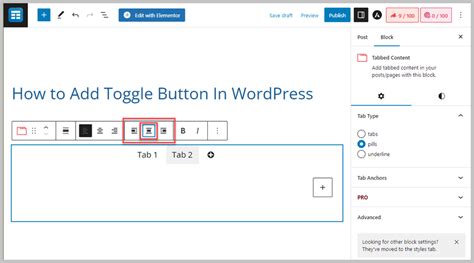 How To Add A Toggle Button In WordPress 3 Easy Steps