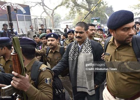 Former Rjd Mp Mohammad Shahabuddin Arrives Under Tight Security At News Photo Getty Images