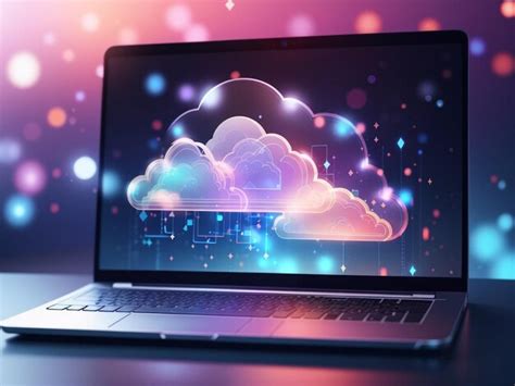 Premium Photo Glowing Efficiency Closeup Of Laptop Computer On Desktop With Illuminated Keyboard